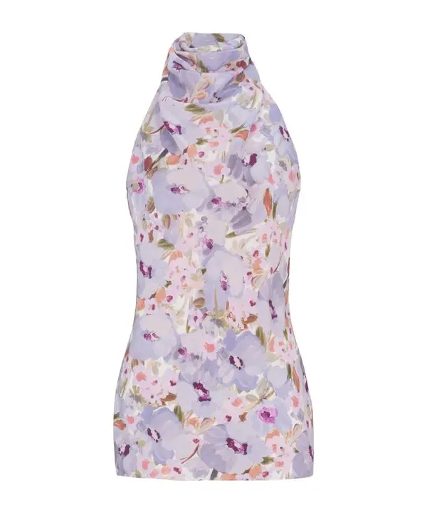 Balmain Floral Halterneck Top