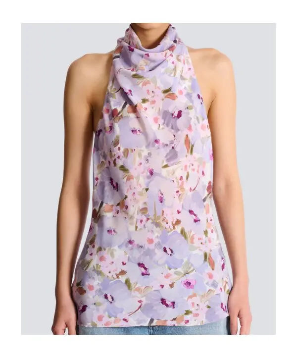 Balmain Floral Halterneck Top