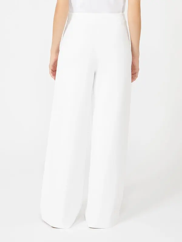 Max Mara Elastic Waist Straight Leg Trousers