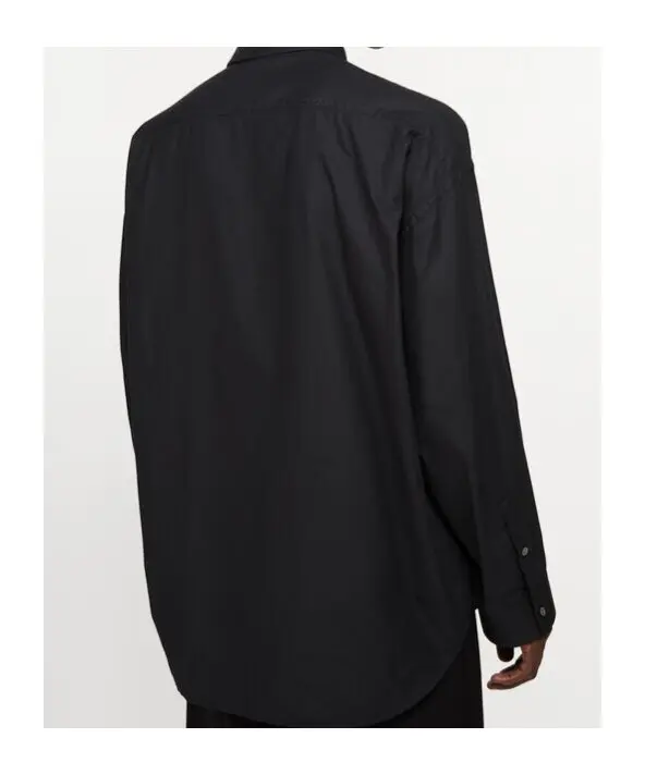 Acne Studios Logo-embroidered Shirt - Black