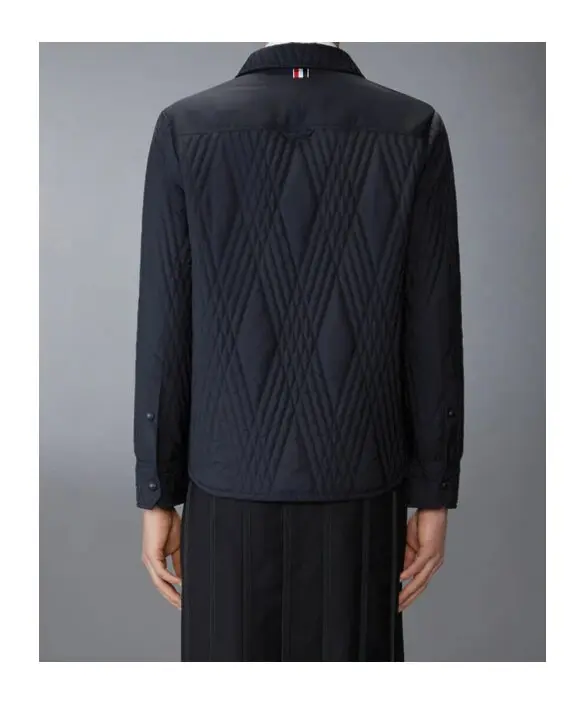 Thom Browne Quilted Diamond-pattern Jacket