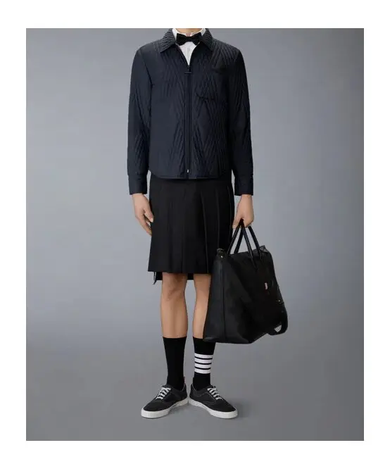 Thom Browne Quilted Diamond-pattern Jacket