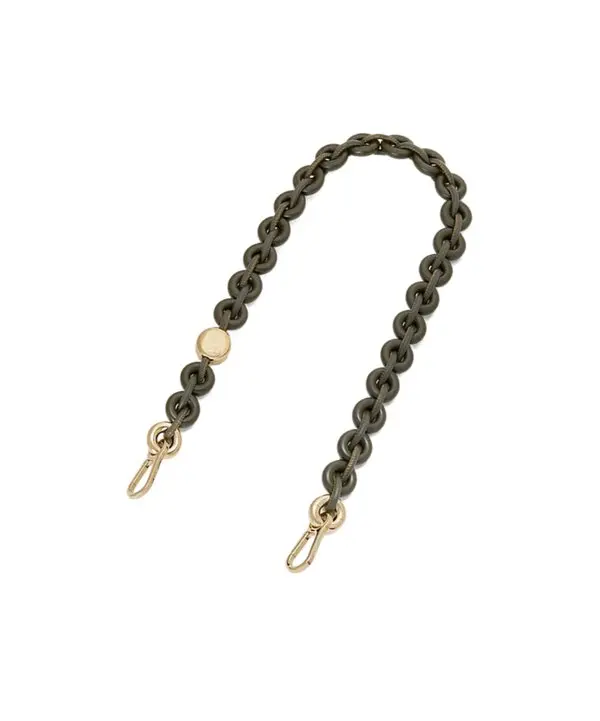 Loewe Donut Chain In Calfskin - Deep Khaki