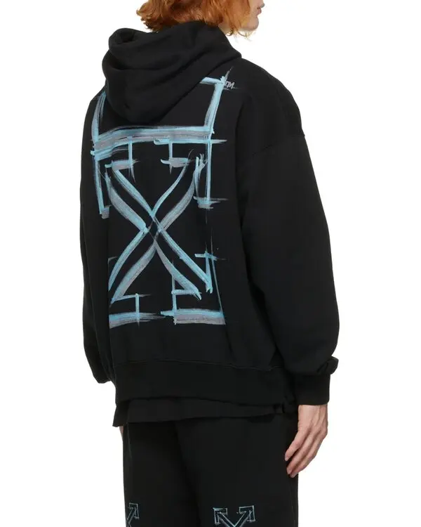Off-White Marker Skate Arrows-logo Hoodie