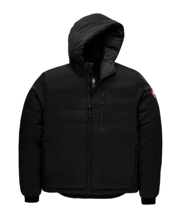 Canada Goose Zip-up Hooded Jacket - Black