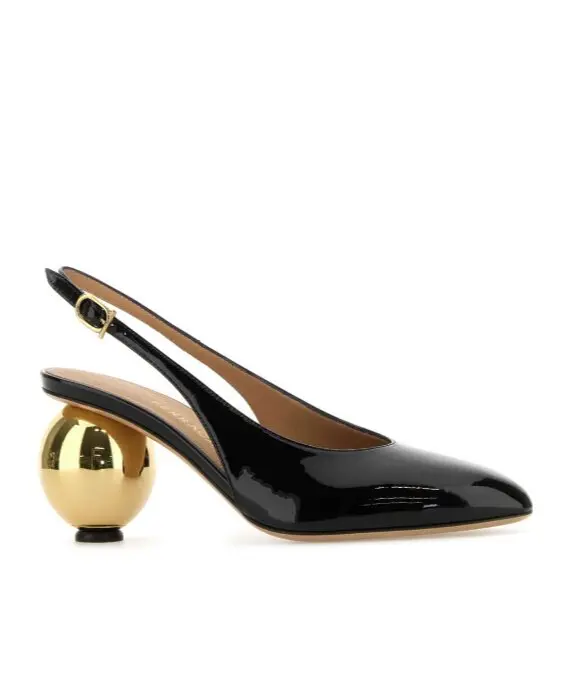 FERRAGAMO Spherical Heel Slingback Pumps