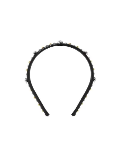 Versace Embellished Headband - Black