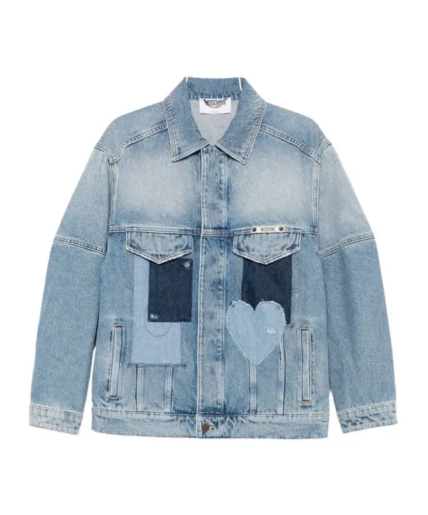 Moschino Patchwork Denim Jacket