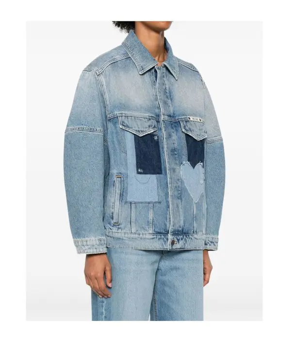 Moschino Patchwork Denim Jacket