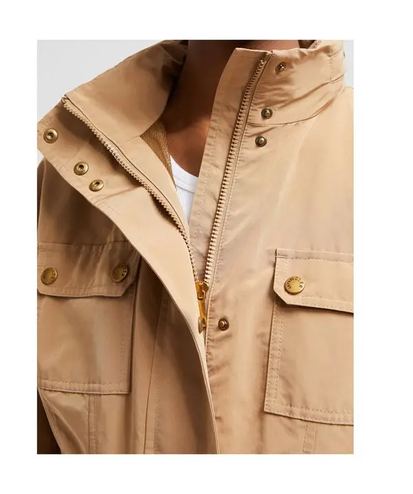 Moncler Nantes Hooded Parka - Light Brown