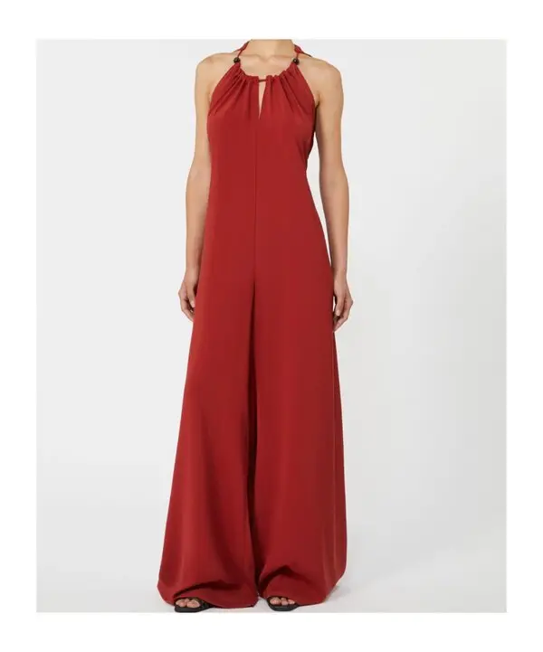Max Mara Flowing Envers Satin Jumpsuit