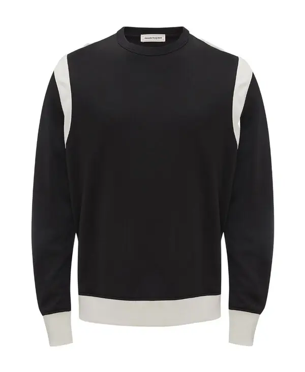 Alexander McQueen Two-tone Panelled Sweatshirt