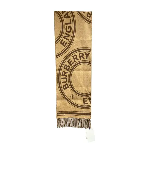 Burberry Letter-print Scarf - Nude
