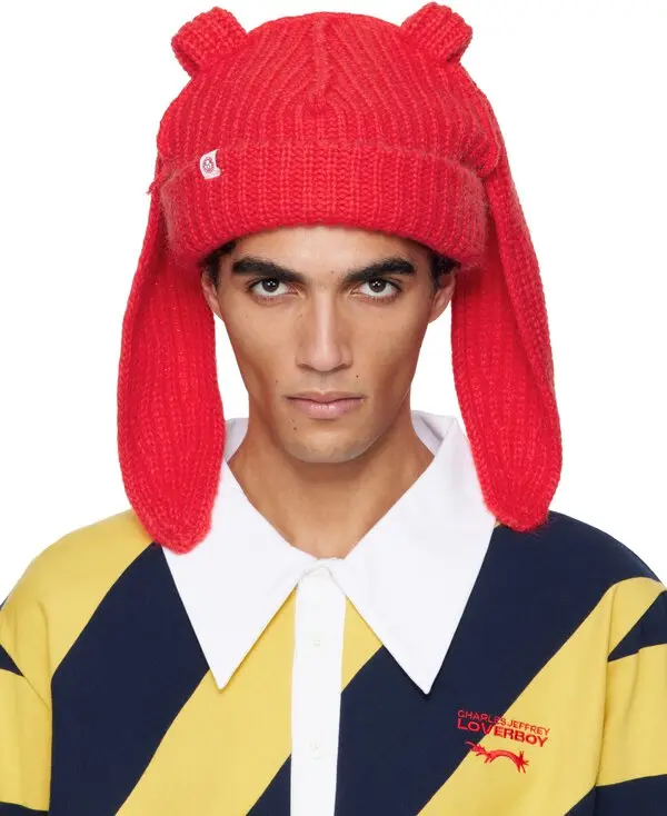CHARLES JEFFRREY LOVERBOY Charles Jeffrey Loverboy Ribbed Beanie