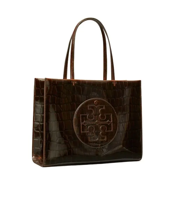 Tory Burch Croc-embossed Logo Detail Tote Bag