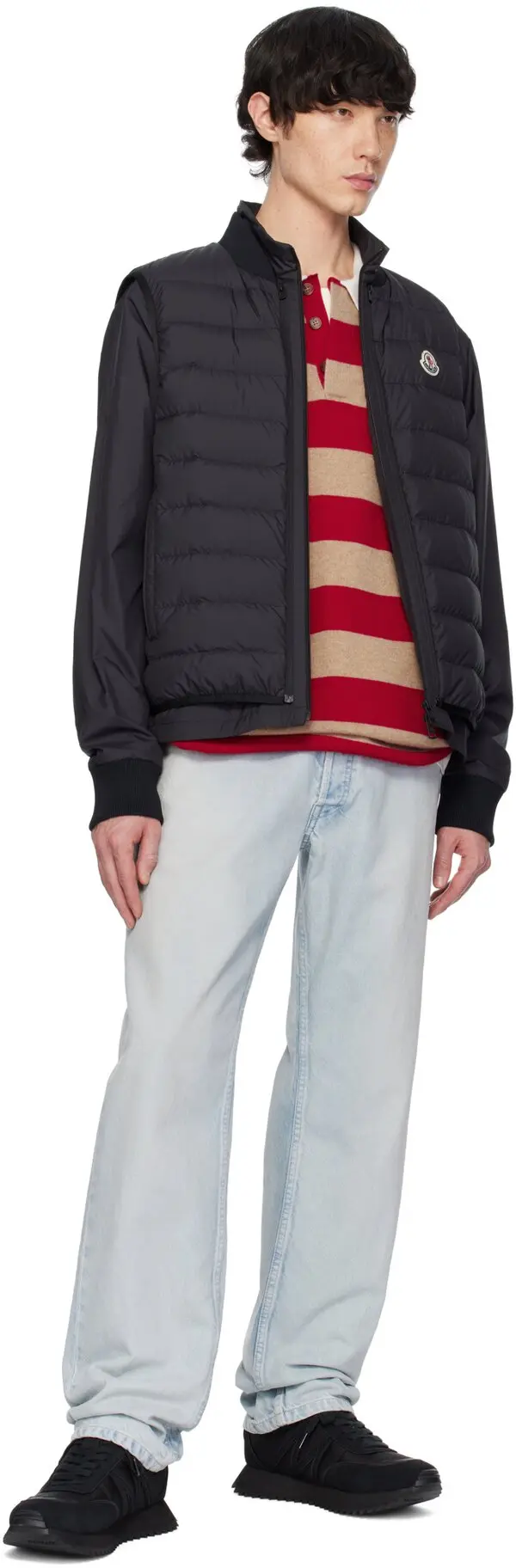 Moncler Logo Patch Down Jacket