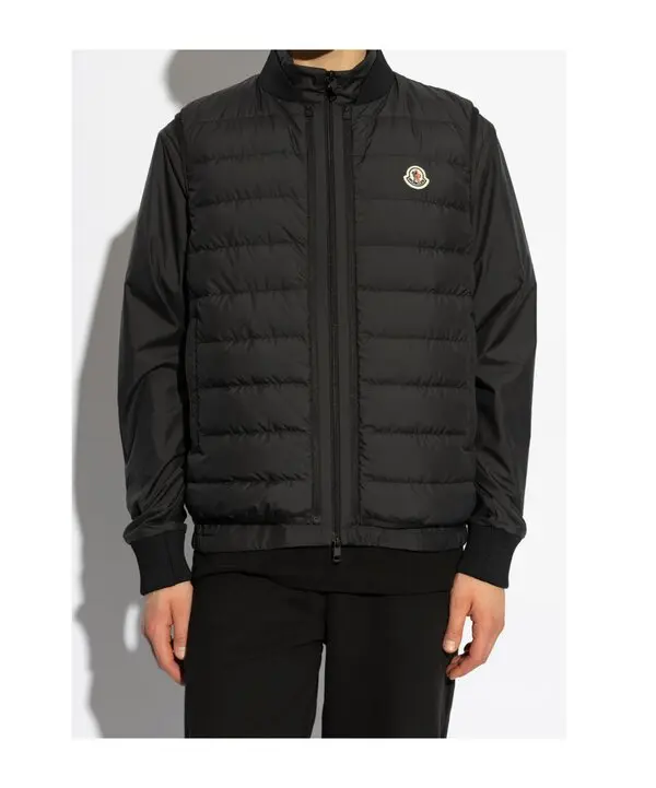 Moncler Logo Patch Down Jacket