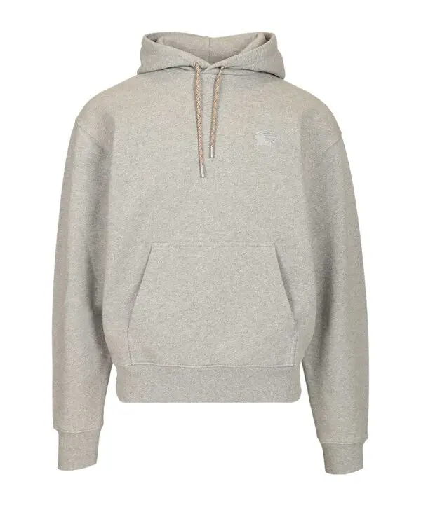 Burberry Checked Sleeve Drawstring Hoodie