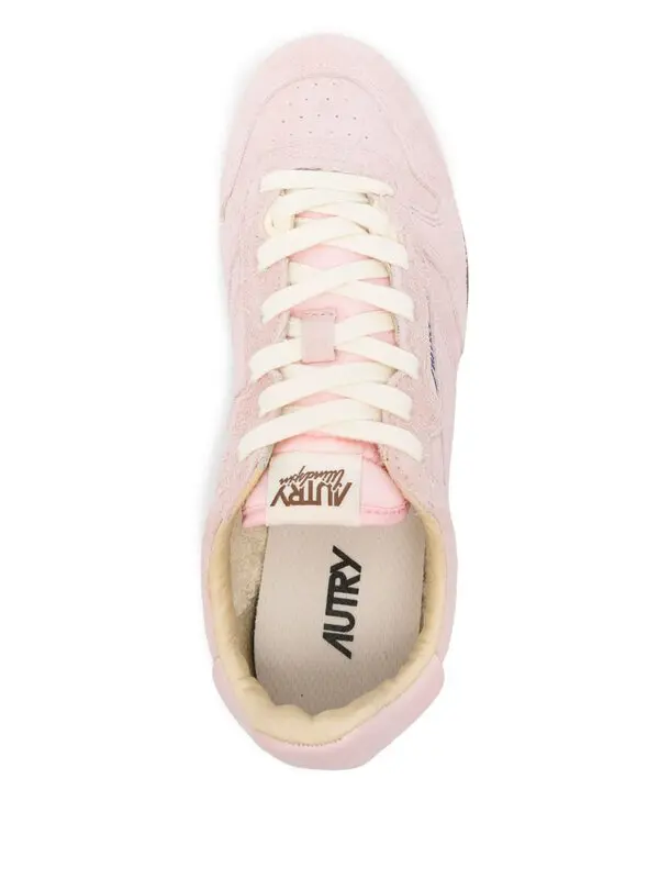 AUTRY Windspin Lace-up Sneakers - Pink