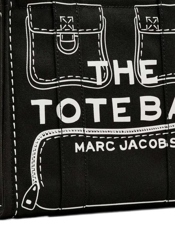Marc Jacobs Trompe L'oeil Medium Tote Bag - Black