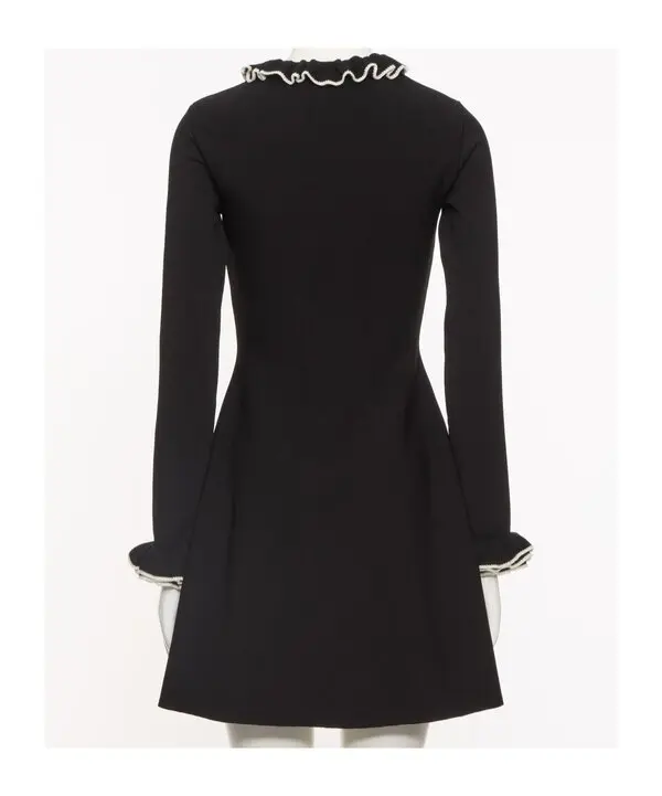 Valentino Garavani Long Sleeve Knitted Dress