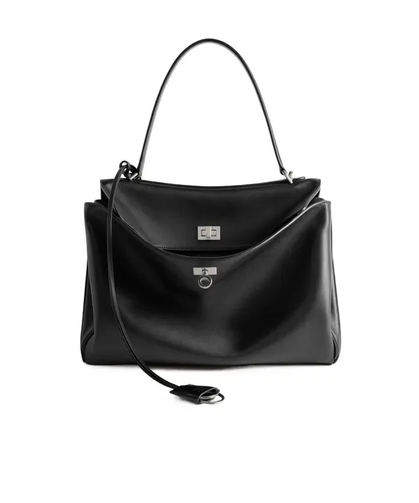Balenciaga Rodeo Medium Tote Bag - Black