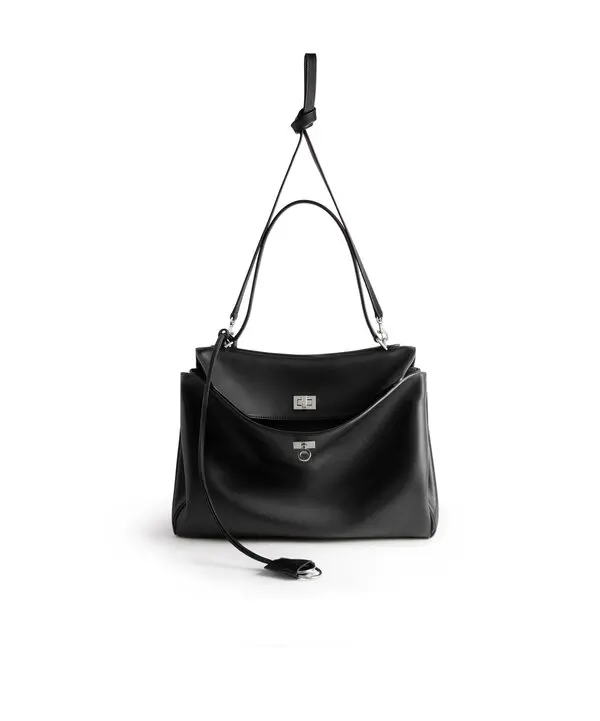 Balenciaga Rodeo Medium Tote Bag - Black