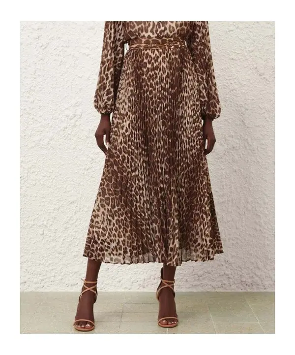 Zimmermann Sunray Pleated Skirt