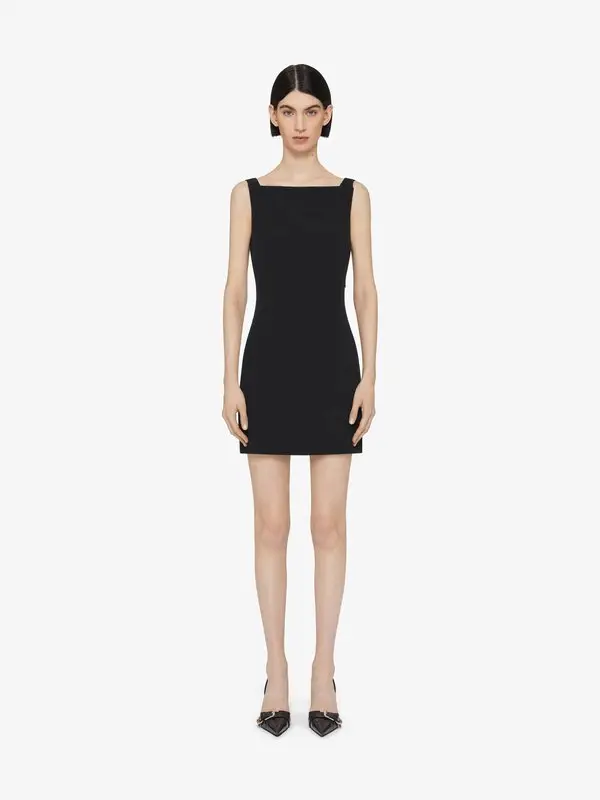 Givenchy Sleeveless Square Neck Mini Dress
