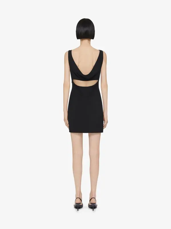 Givenchy Sleeveless Square Neck Mini Dress