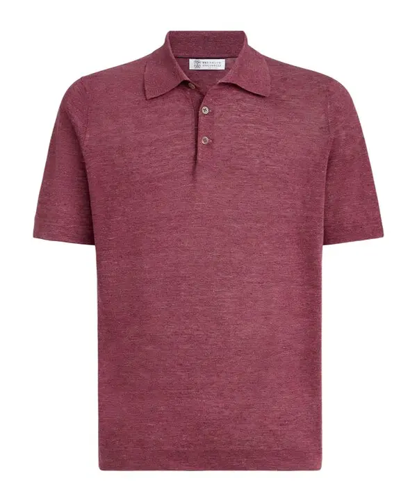 Brunello Cucinelli Short-sleeved Buttoned Polo Shirt