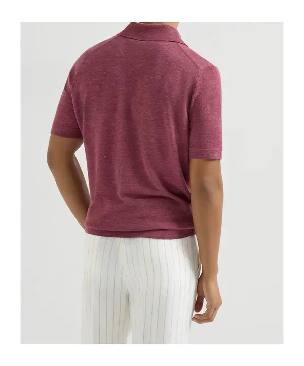 Brunello Cucinelli Short-sleeved Buttoned Polo Shirt