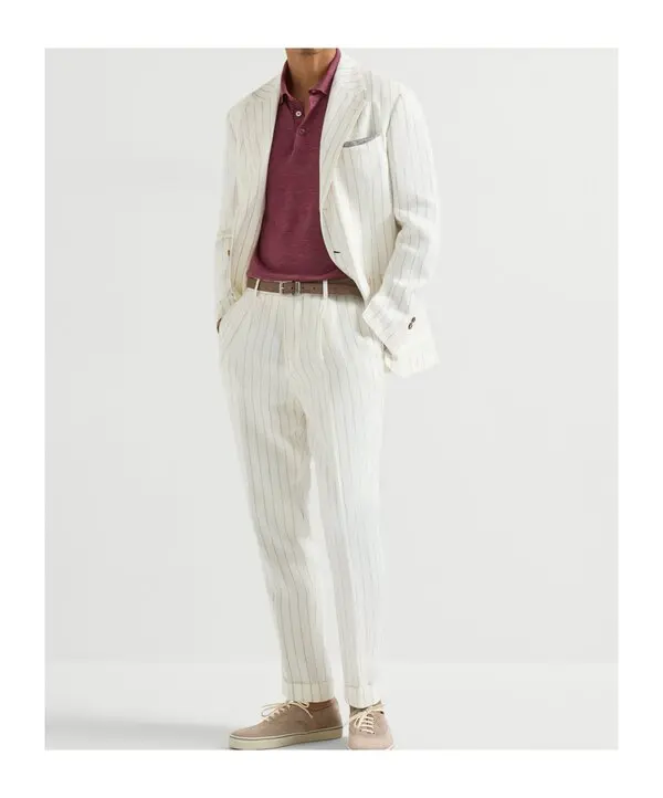 Brunello Cucinelli Short-sleeved Buttoned Polo Shirt