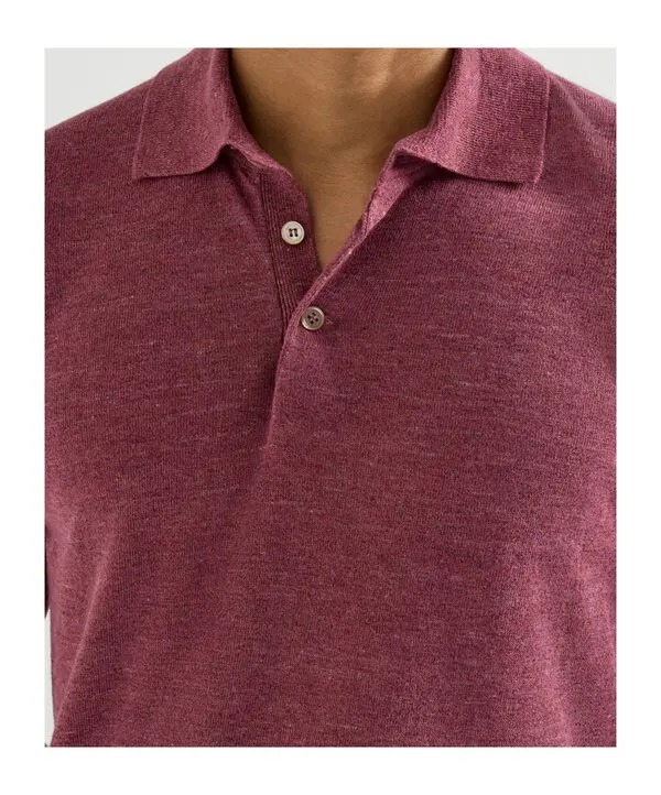 Brunello Cucinelli Short-sleeved Buttoned Polo Shirt