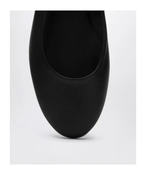 Attico Cloe Ballet Flats With Leather Ankle Ties