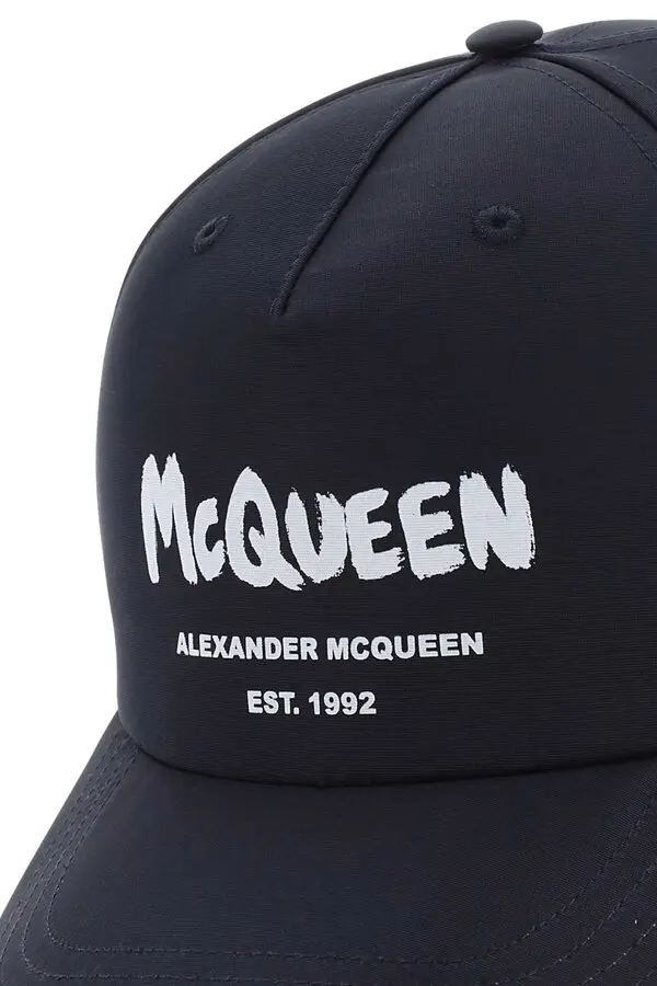 Alexander McQueen Logo Printed Baseball Cap