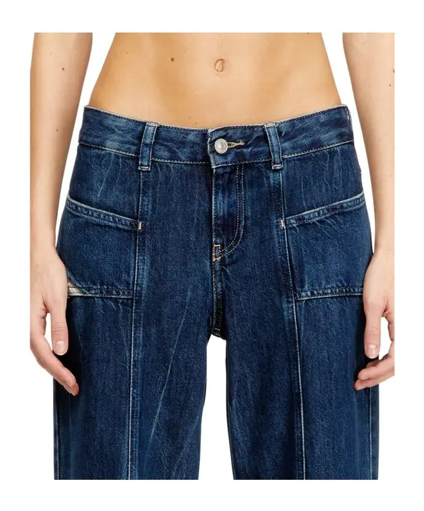 DIESEL® D-aki Flared Jeans - Medium Blue