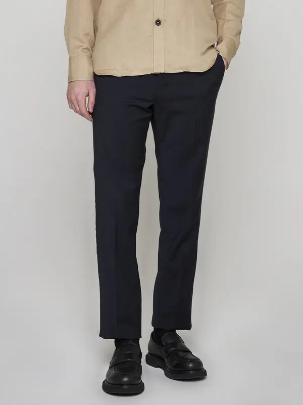 PT TORINO Slim-cut Tailored Trousers