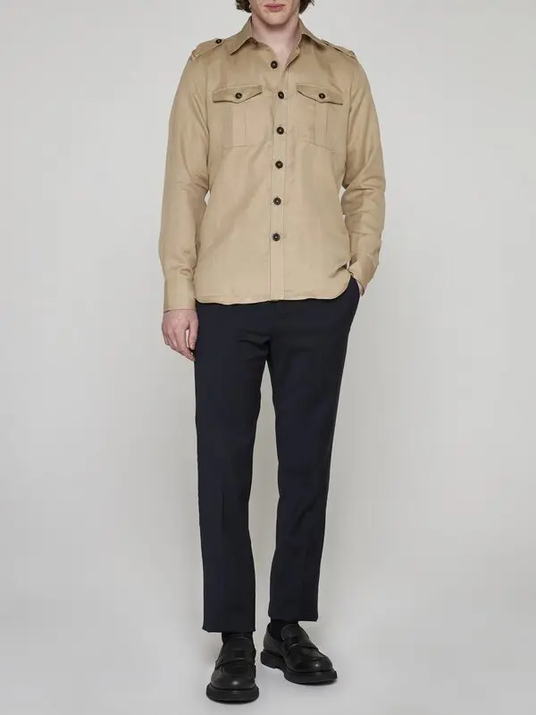 PT TORINO Slim-cut Tailored Trousers
