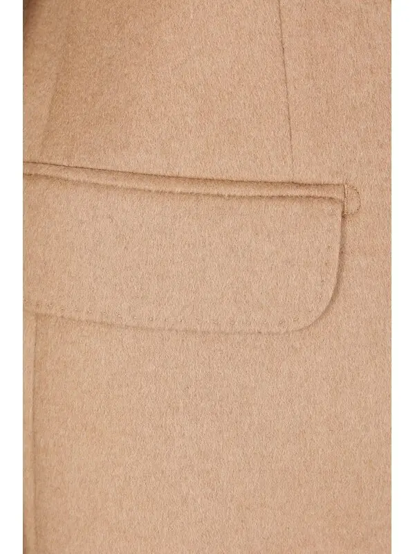 Max Mara Pesche Double-breasted Long-sleeved Blazer