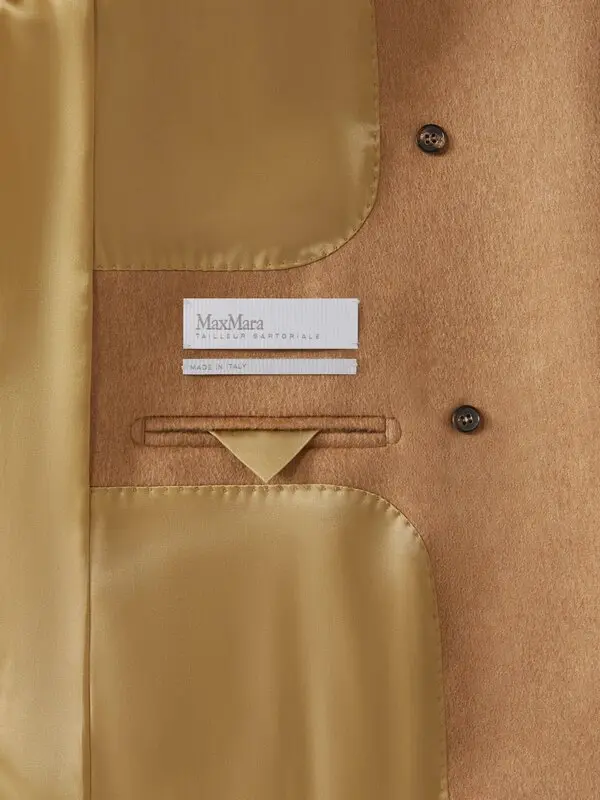 Max Mara Pesche Double-breasted Long-sleeved Blazer
