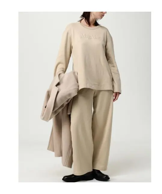 Max Mara Serra Logo Patch Cape