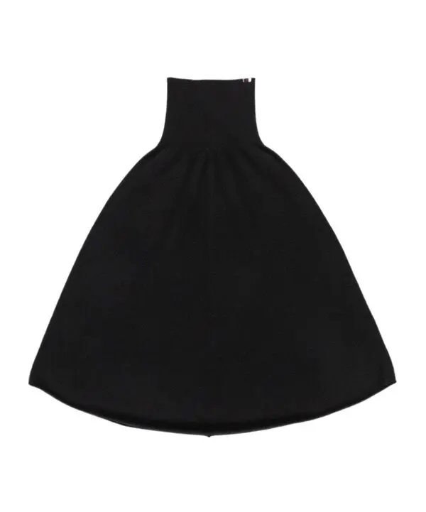 Extreme Cashmere Ribbed Knit Skirt - Black