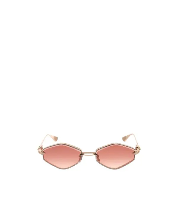 Chrome Hearts Geometric Sunglasses - Pink