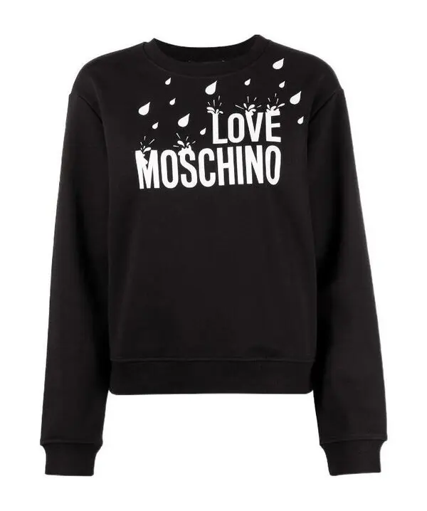 Moschino Print Cotton Sweatshirt