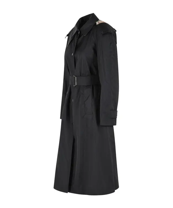 Burberry Long Hooded Car Coat