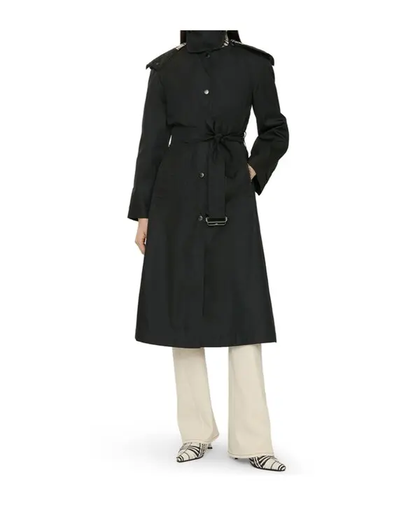 Burberry Long Hooded Car Coat