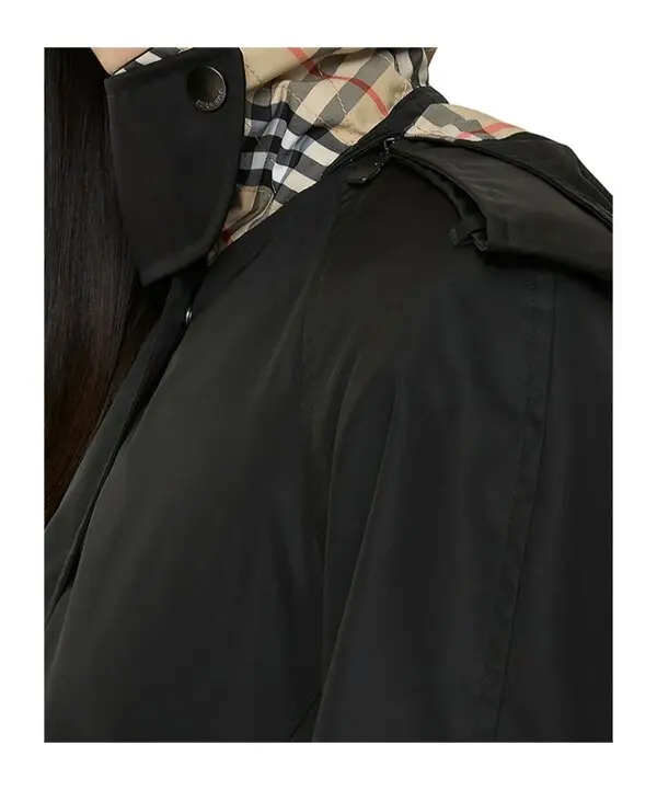 Burberry Long Hooded Car Coat