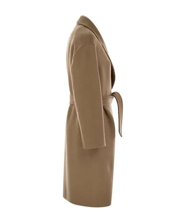 Max Mara Melinda Belted Long-sleeve Coat - No