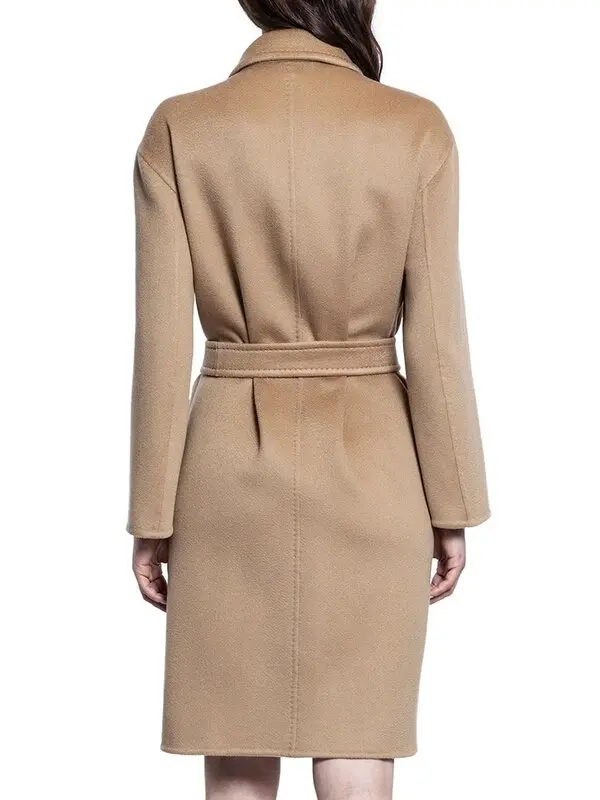 Max Mara Melinda Belted Long-sleeve Coat - No